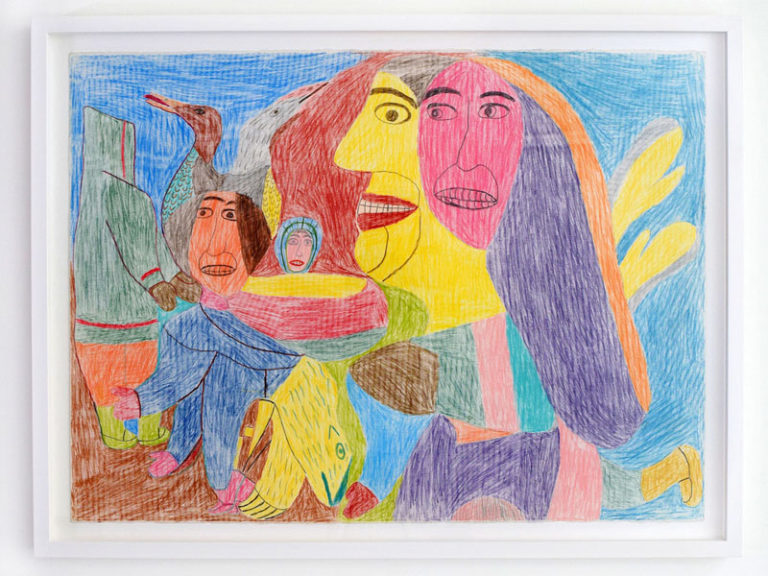 untitled (amalgamated composition of human & animal forms), 1979 ...