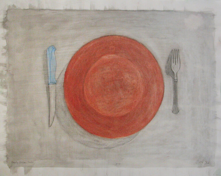 Empty Eskimo Plate, 2010, watercolour, graphite & chalk pastel on paper ...
