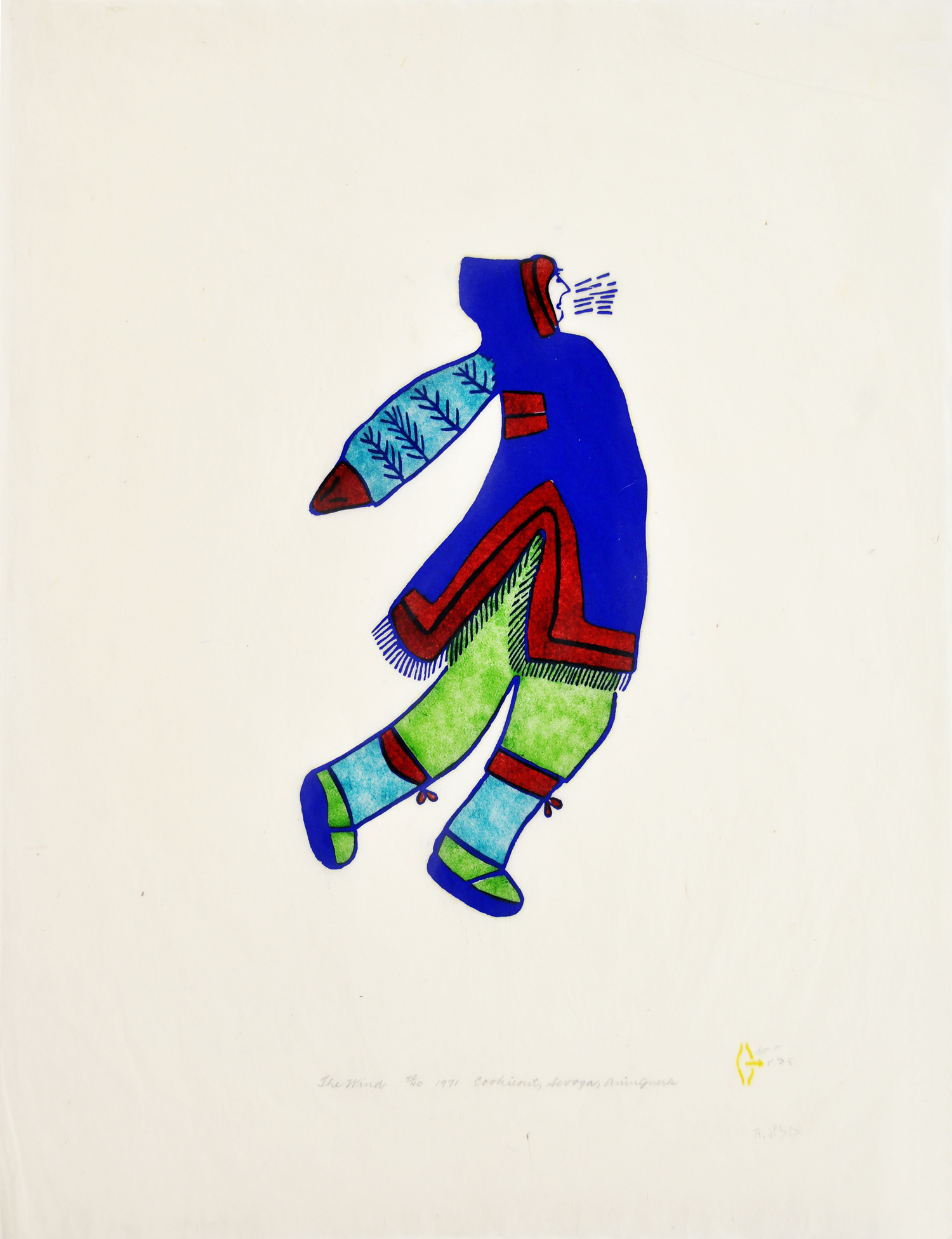 The Wind, 1971, 25 x 20 in. , 40/40, $950 | Inuit Art | Marion Scott ...