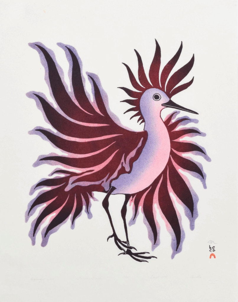 Resplendent Bird, 1988, stonecut and stencil, 24 x 18 in., List: $ 350 ...